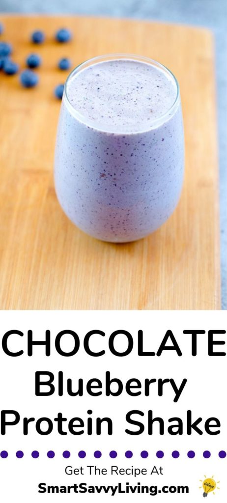 Chocolate Blueberry Protein Shake Recipe