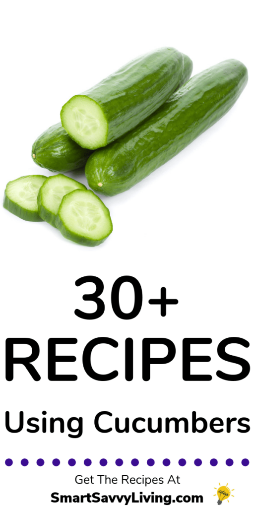 30+ Recipes Using Cucumbers